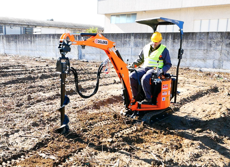 Hydraulischer Erdbohrer für Minibagger, GRHD