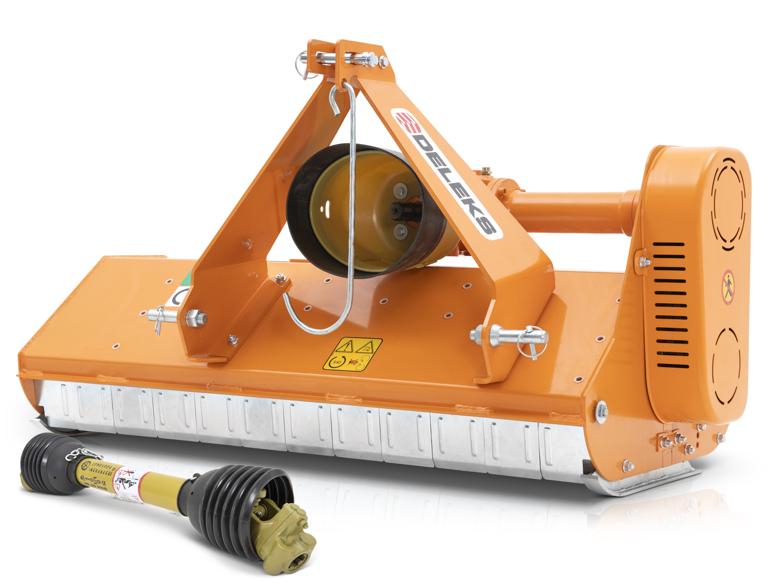 Mulcher for compact tractors - 120cm - shredder, mower with hammers ...