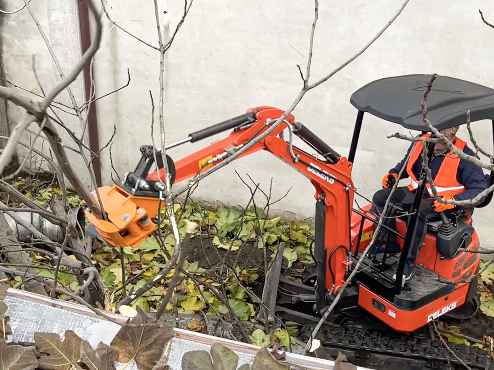 Mini Excavator hydraulic Tree Shear / Grab - 100% HARDOX