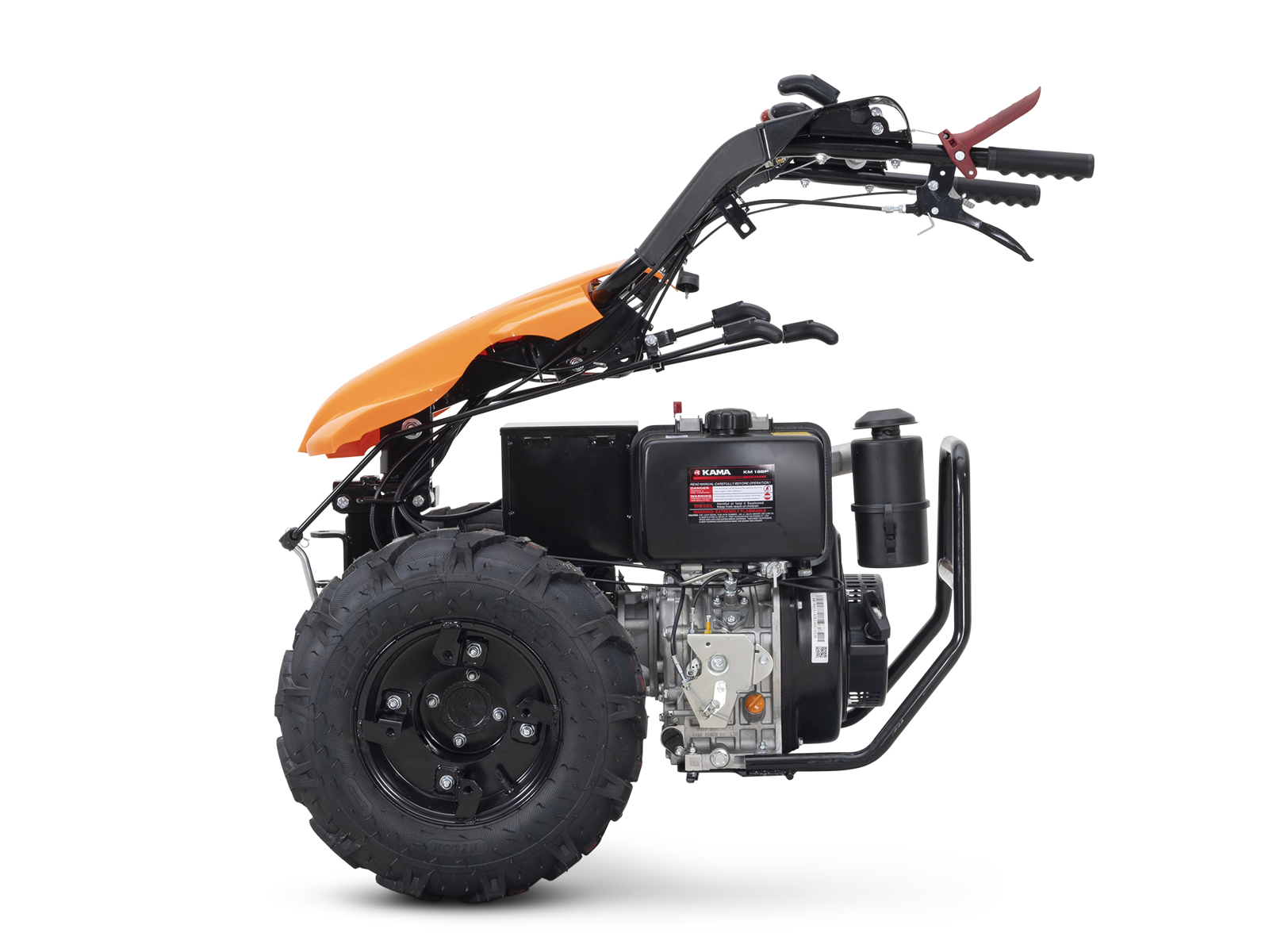 reversible two wheel tractor with tiller kama